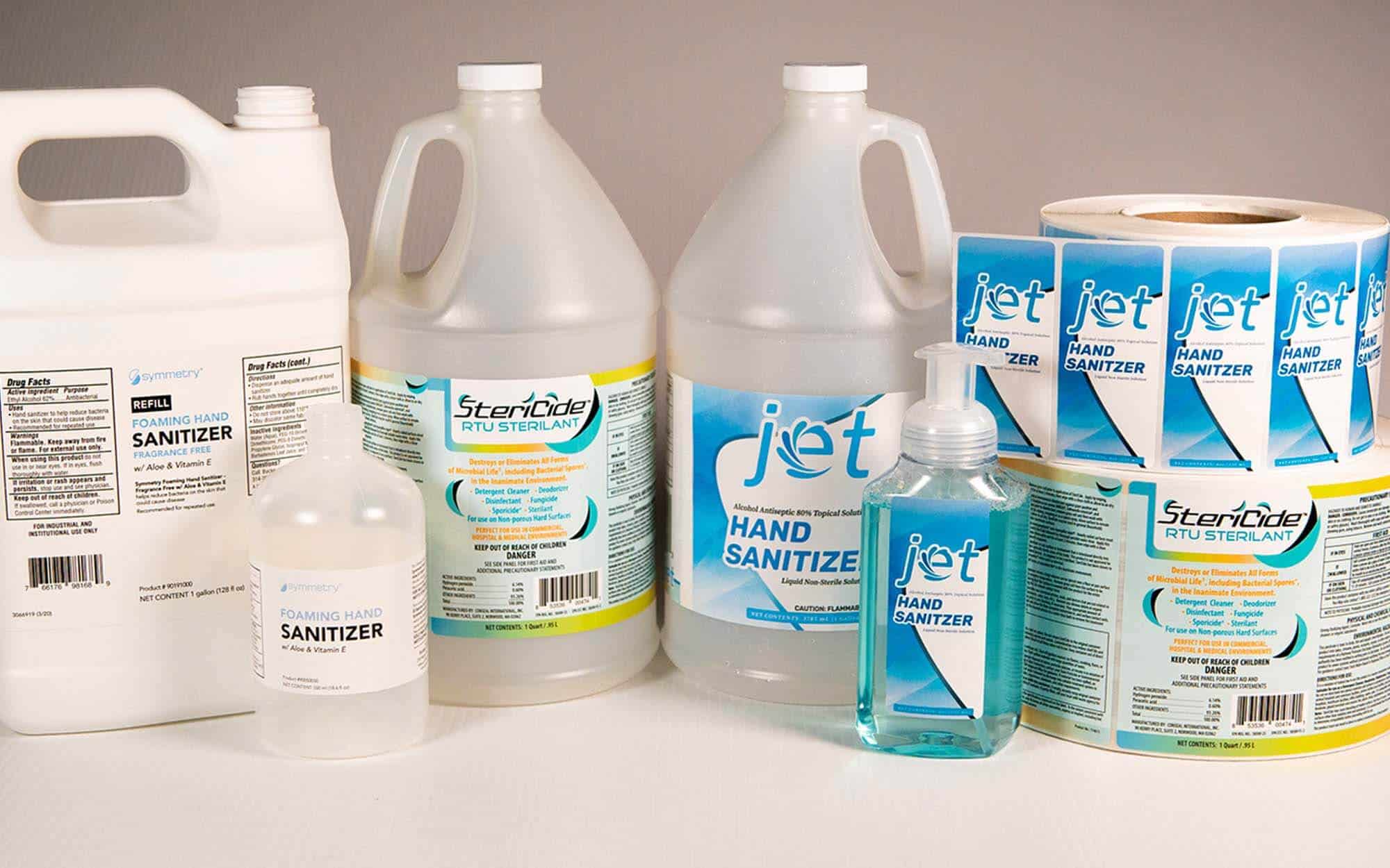 Hand Sanitizer Label Services | U.S. Tape & Label